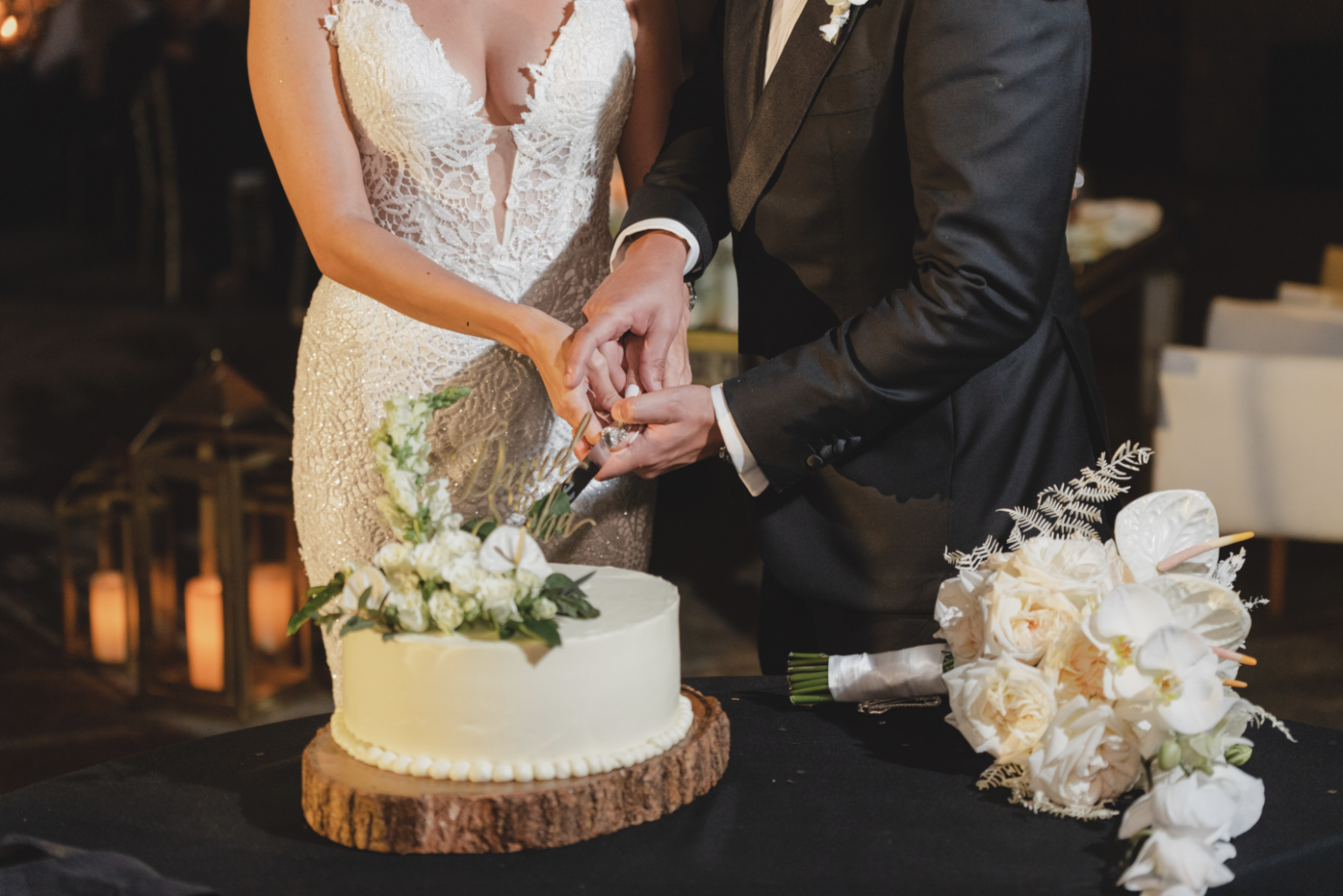 Wedding Cake at Hotel Xcaret | Yellow Umbrella Events